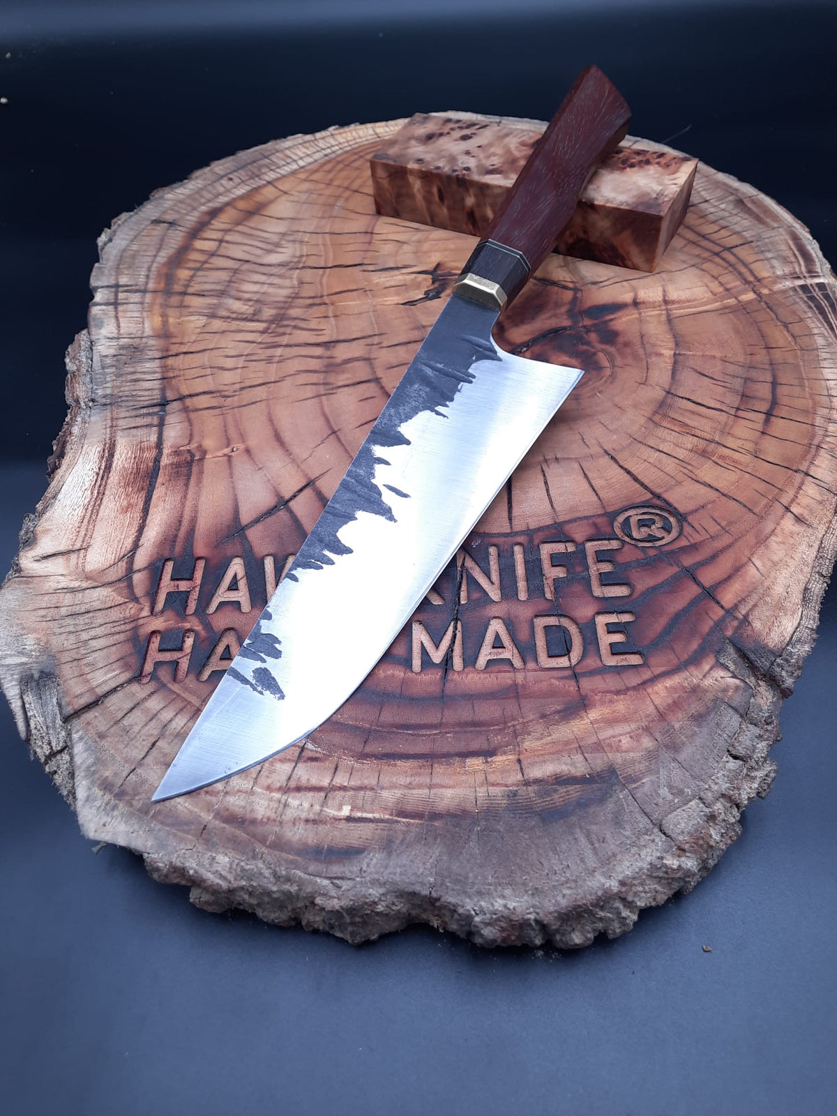 O2 (K720) CARBON STEEL PREMIUM CHEF'S KNIFE — Hawk Knife