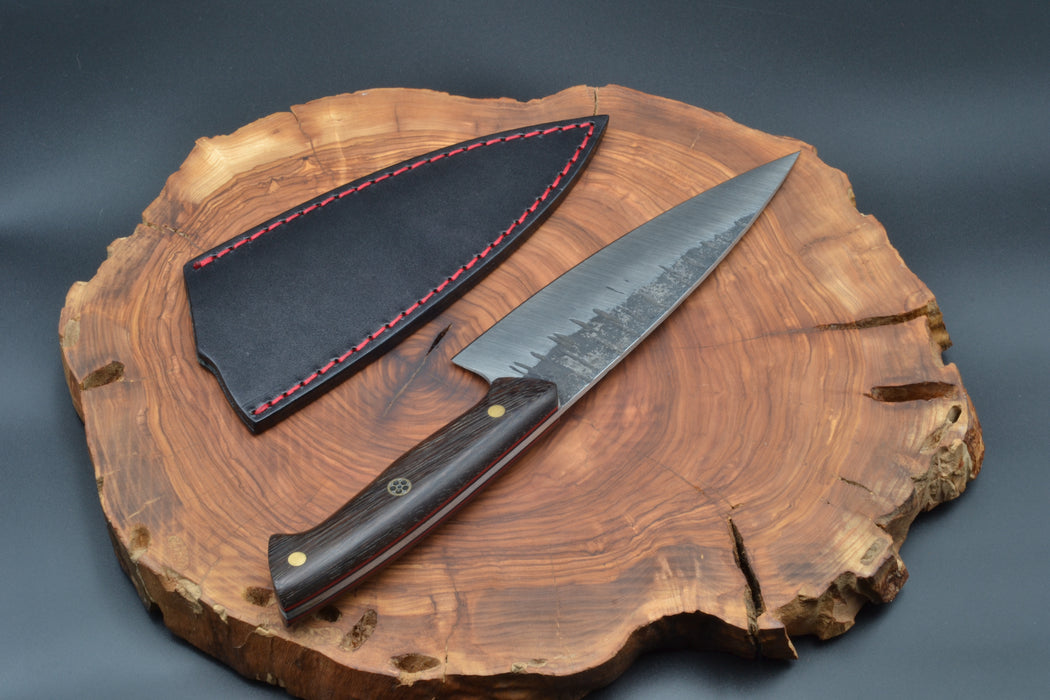 K720 CARBON STEEL HAND MADE FULLTANG CHEF KNIFE (S) — Hawk Knife